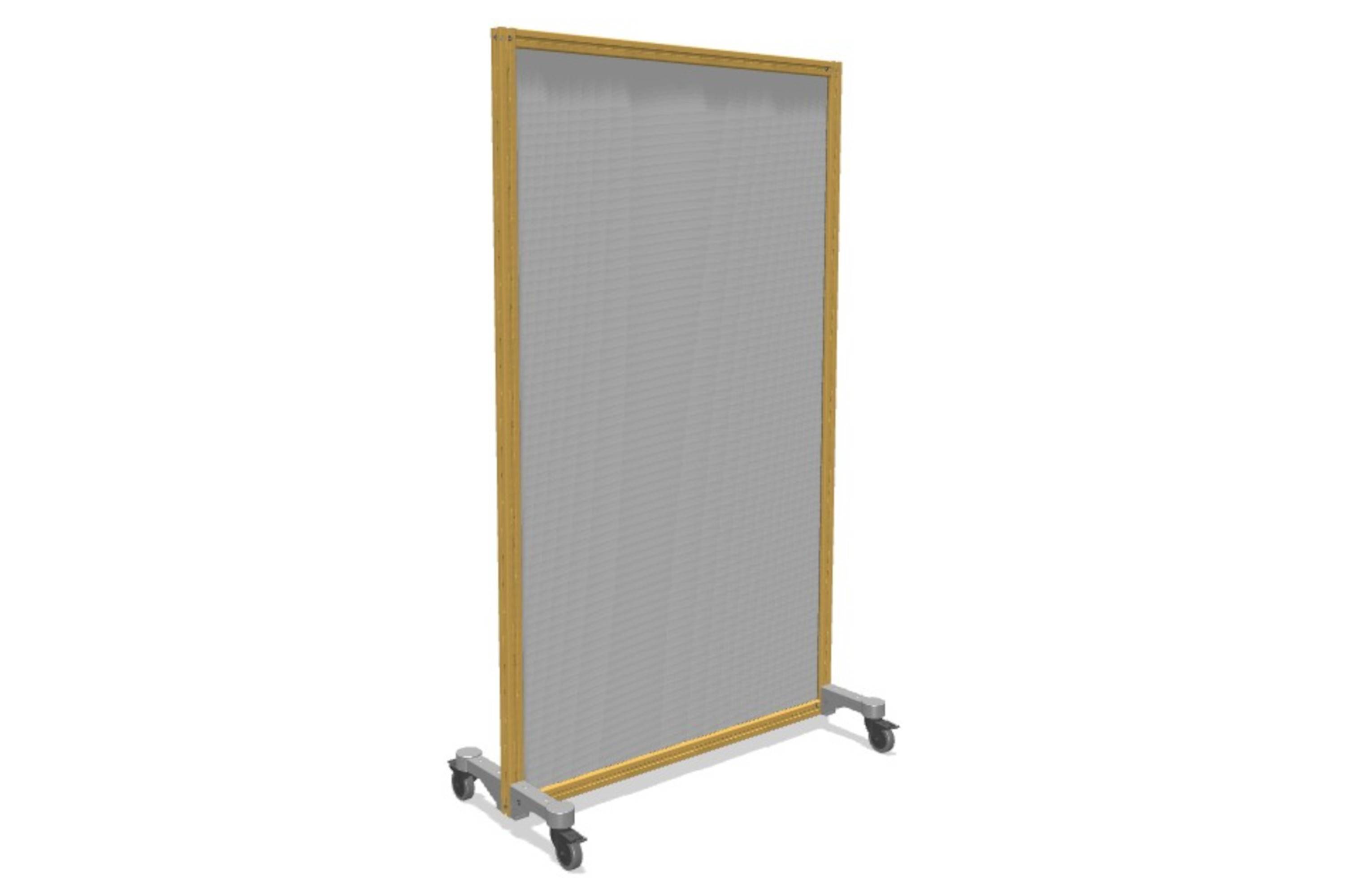 Mobile partition made from Profiles WFC – item